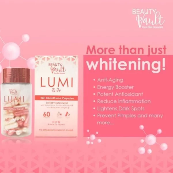 Lumi 24h Glutathione Capsules - Real Cosmetics